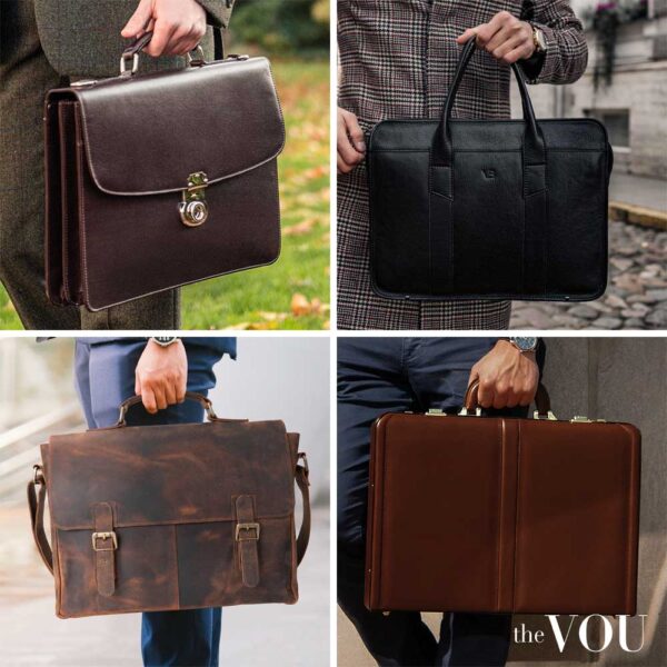 Briefcase Styling Guide for Men by Occasion, Season, Body-Shape | The VOU