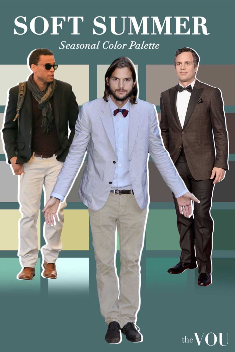 Styling Hourglass Body Shape Men with Soft Summer Colours | The VOU