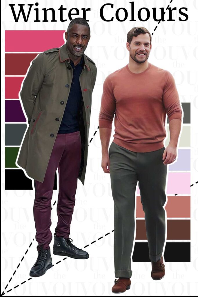 Winter Seasonal Colour Palettes for Men Explained (With Complete ...