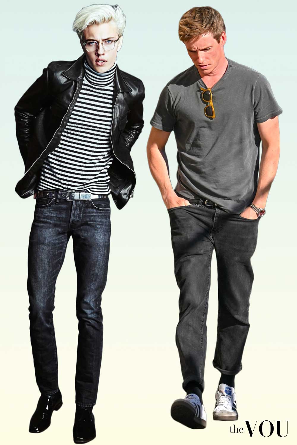 No todos los jeans quedan bien para los hombres delgados, aquí están ...