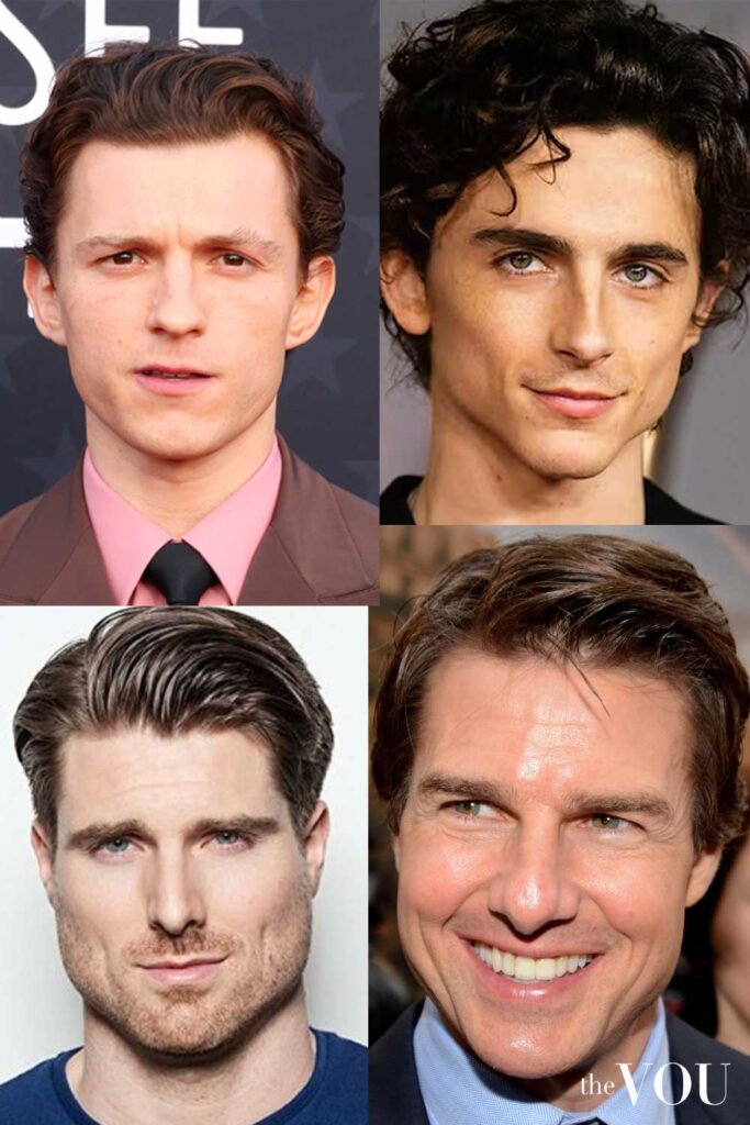 10 Male Celebrities with Triangle Face Shape - Complete Styling Guide ...