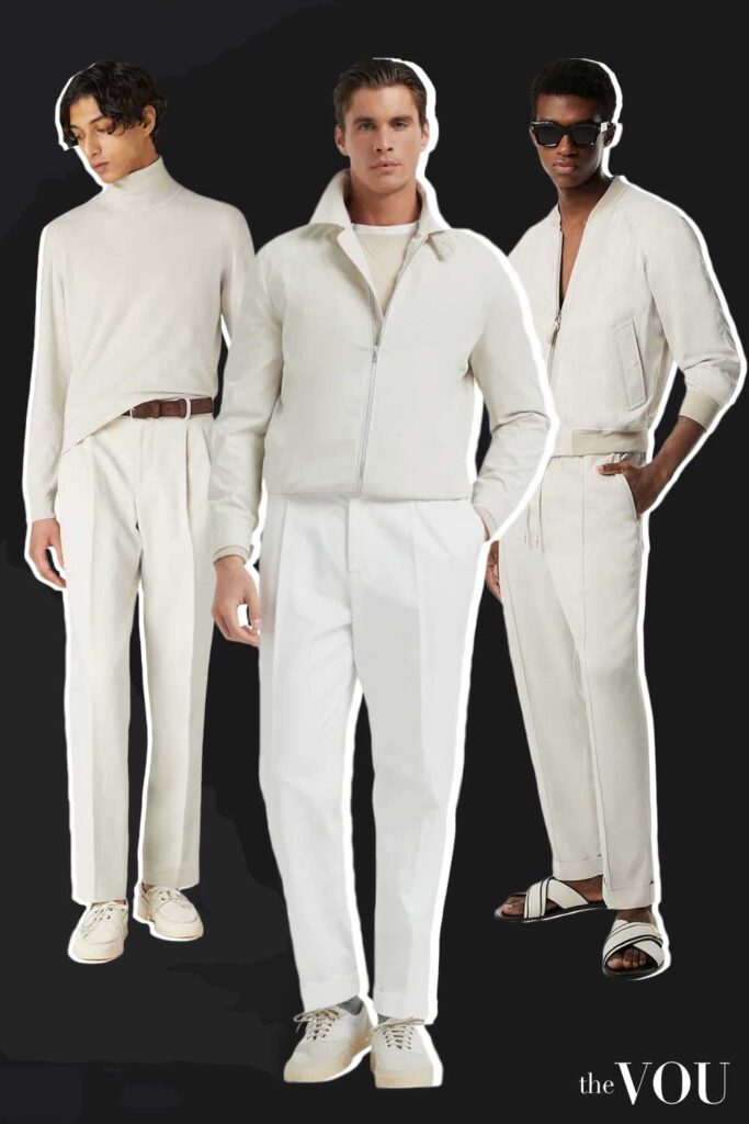 Top 11 White Monochrome Outfit Ideas for Men by The VOU's Stylists ...