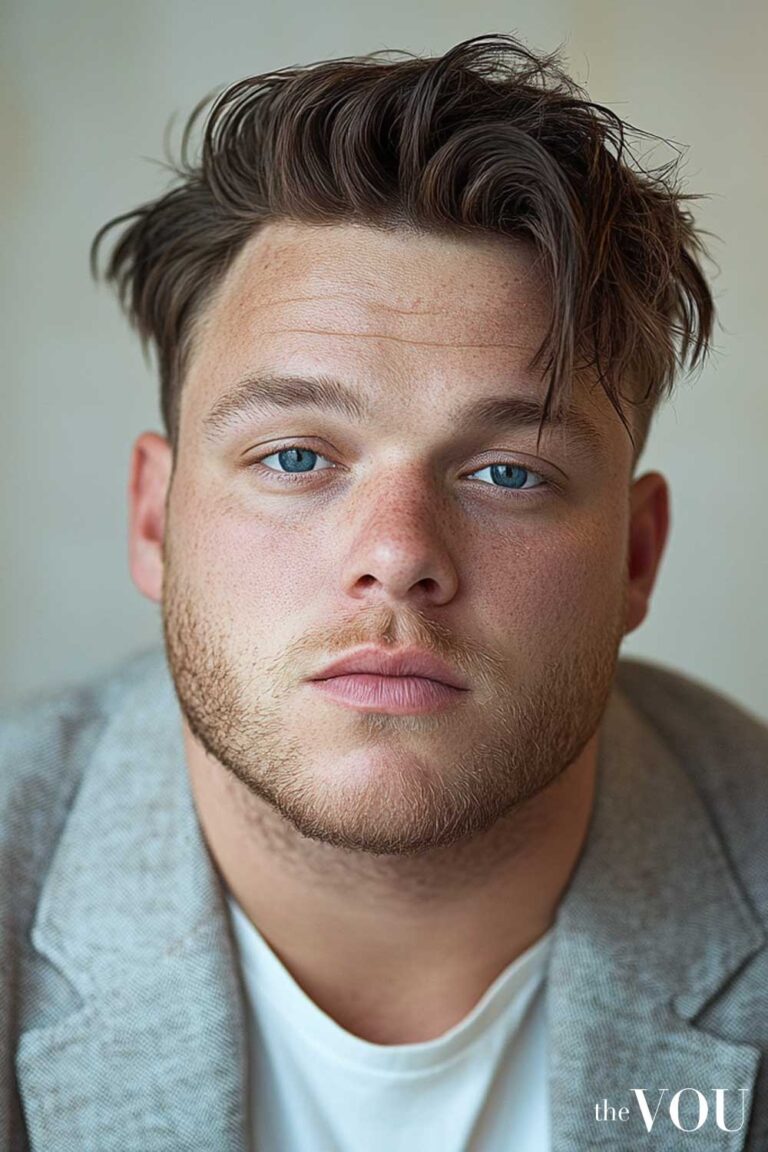 Most Recommended Hairstyles for Men with Pear Face Shape | The VOU