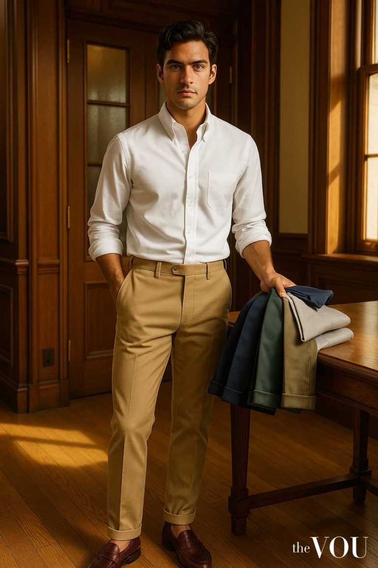 5 Simple Tips to Style Chinos for an Old Money Look | The VOU