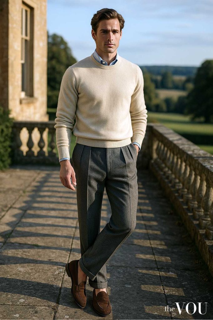 How to Style Tailored Wool Pants for an Old Money Look | The VOU