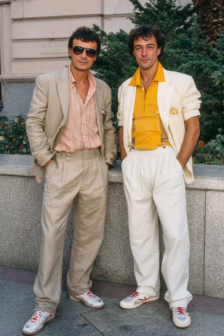 Imprescindibles de la moda masculina de los 80: ropa, calzado y ...
